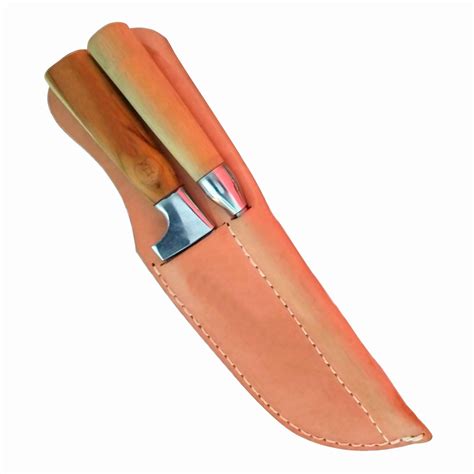 Faca E Chaira Com Bainha Couro 7 Personalizado Só Brinde Brindes Personalizados