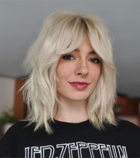 Edgy Wolf Haircuts With Bottleneck Bangs Styleoholic
