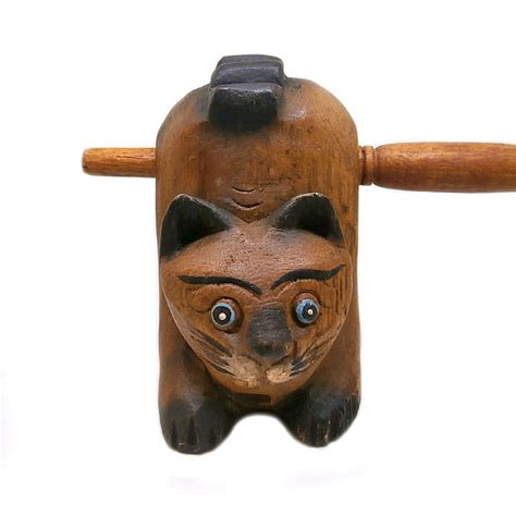 楽天市場アジア 楽器 ネコ 笛 ねこ モーコック ギロ 11cm 木製 木彫り 彫刻 癒し アジアン バリ タイ 雑貨 インテリア