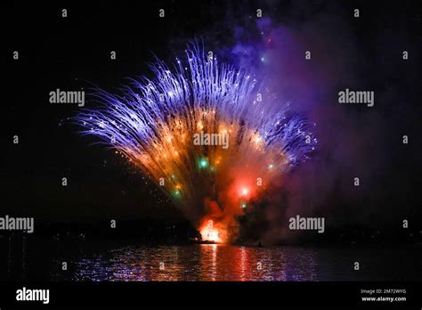 New Years Eve Fireworks Display In Paynesville Victoria Australia