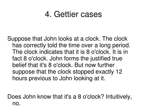 PPT Gettier Cases PowerPoint Presentation Free Download ID 3323461