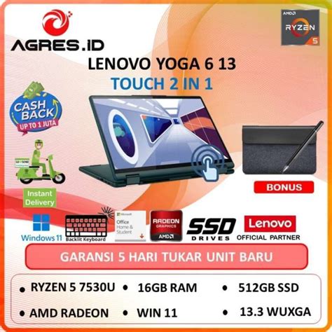Jual Lenovo Yoga In Touch Ryzen U Gb Ssd Ips Srgb Di Seller Agres Id