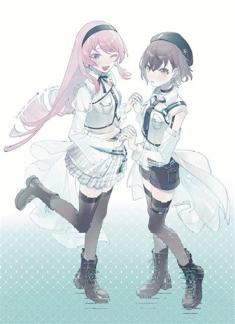 Chihaya Anon And Takamatsu Tomori Bang Dream And 1 More Drawn By