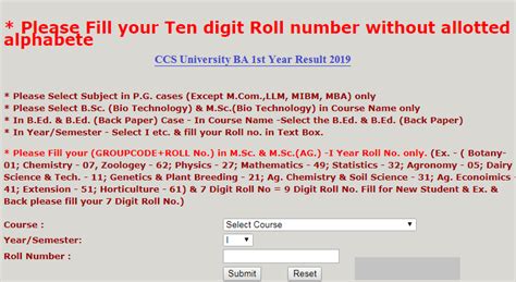 Ccsu Ba Result 2024 1st Year Main And Back Paper Result Released Date