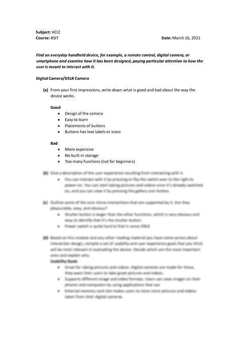 Solution Hci 2 Handheld Devices Studypool