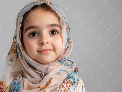 Premium Photo A Young Girl Wearing A Hijab