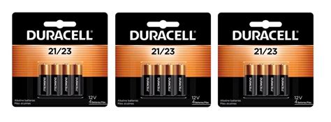 3 Duracell Alkaline 12V 50Ah Security Battery 21 A23 Flashlights