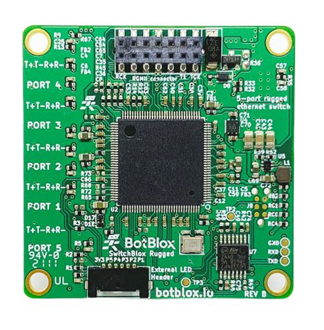 Switchblox Rugged Rugged Ethernet Switch 5 Port Network Switch