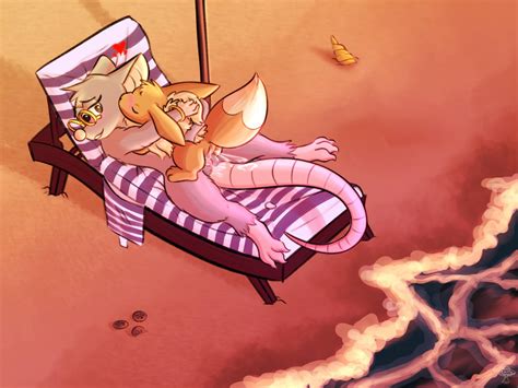 Rule 34 43 Anthro Anthro On Feral Armwear Beach Beach Chair Blush