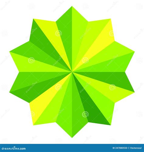 Starburst Sunburst Star Shape Vector Element Stock Vector
