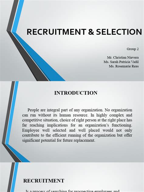 Reruitment Selection Pdf Recruitment Employment