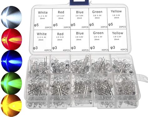 lamps for arduino heng module kits accessory 10pcs 5mm f5 piranha led white red green amber