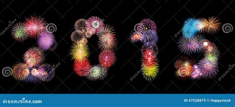 2015 New Year Firework Number Stock Image Image Of Holiday Burst