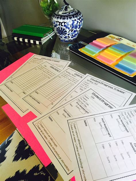 The Foxy Teacher FREEBIE Data Tracking Sheets