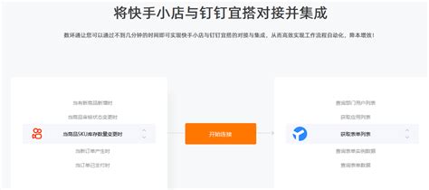 无需api实现钉钉宜搭与快手小店的对接