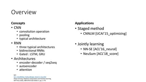 Concepts Of Cnn Rnn And Applications In Document Summarization Ppt