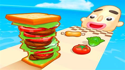 Sandwich Runner Gameplay Walkthrough All Levels Ios Android