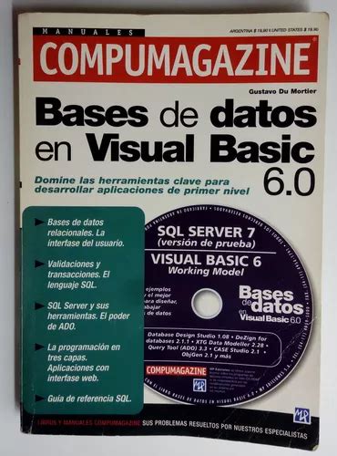 Bases De Datos Visual Basic 6 0 Du Mortier Compumagazine MercadoLibre
