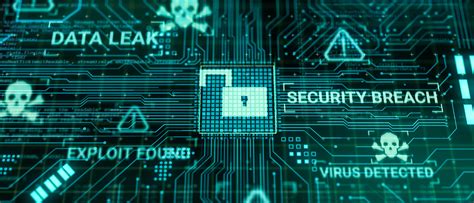 Hacker Attack Computer Hardware Microchip While Process Data Thr