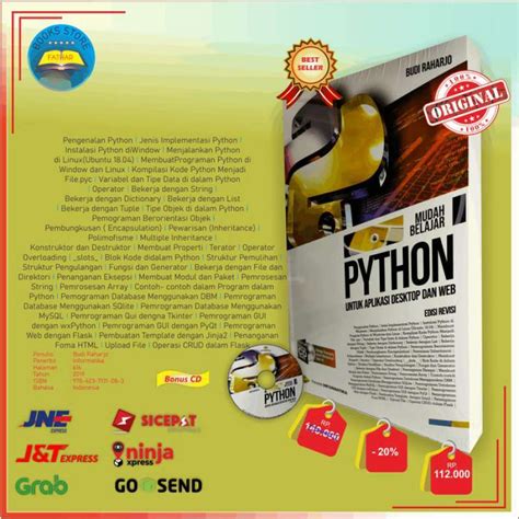 Jual Buku Mudah Belajar Phyton Untuk Aplikasi Desktop Dan Web Di Seller Rumix Cengkareng Timur