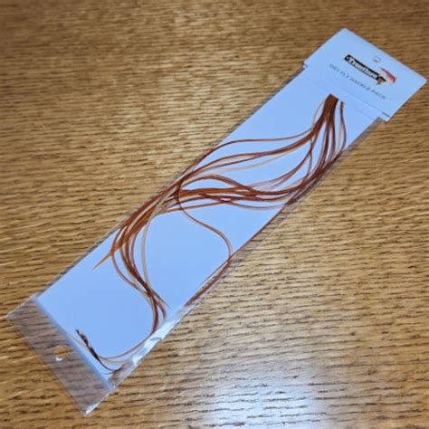 Troutlore Dry Fly Hackle Pack Medium Brown Troutlore Fly Tying