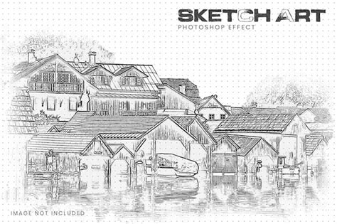 Premium PSD Sketch Art Dotted Paper Photoshop Mockup