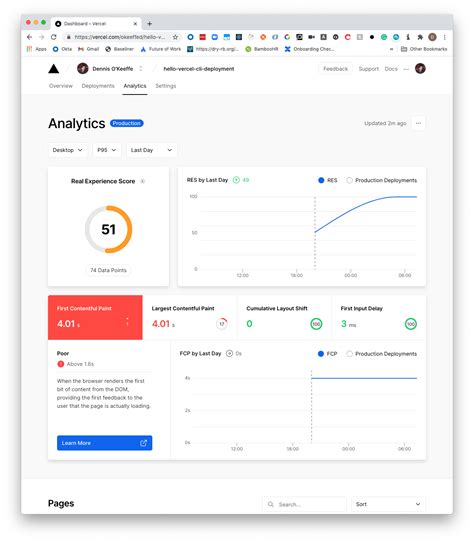 Exploring Vercel Analytics Using Nextjs 10 And Gtmetrix
