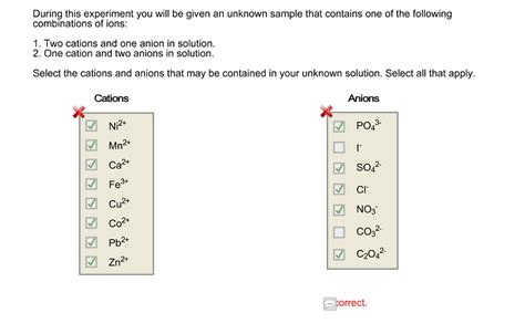 Solved During This Experiment You Will Be Given An Unknown