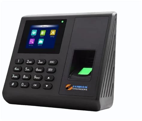 Semmon Engineers ECR 30W Fingerprint Biometric Attendance System At