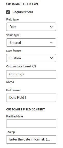 Error In Custom Date Field Adobe Sign Adobe Product Community