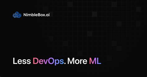 Plug And Play Mlops Platform Nimbleboxai