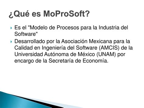 Ppt Moprosoft Modelo De Procesos Para La Industria Del Software Powerpoint Presentation Id