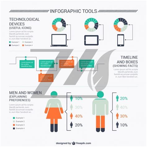 دانلود وکتور ابزارهای اینفوگرافیک دانلود رایگان فایل لایه باز، Psd، وکتور، لوگو و موکاپ