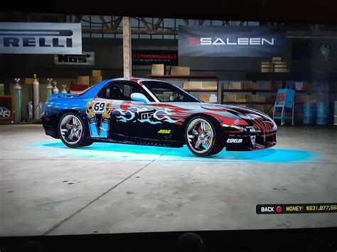 NOS sponsored RX-7 : r/midnightclub