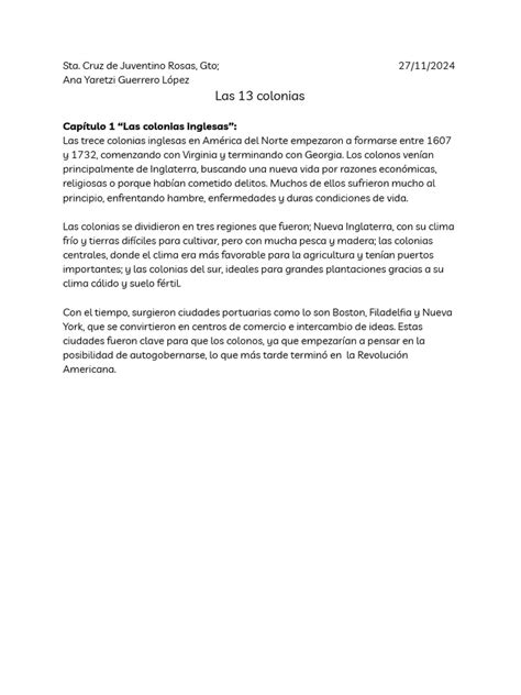 Las 13 Colonias Pdf