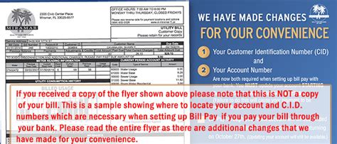 Water Billing Division City Of Miramar Fl