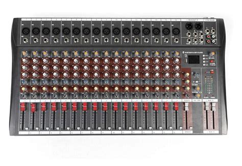 Audio Mixer 16 Channel Bluetooth Live Studio LED Display Professional