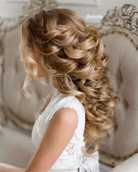 Curly Wedding Hairstyle For Naturally Curly Hair