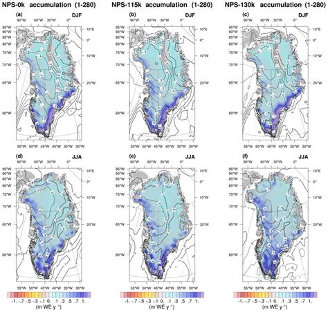 Mean Accumulation In M We Yr −1 And Superimposed Its Correlation