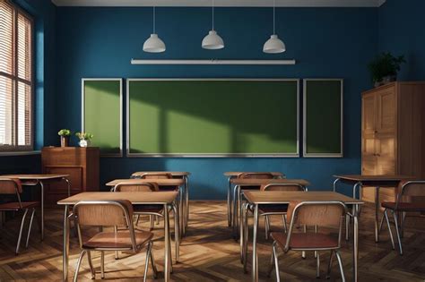 Premium Photo Academic Atmosphere Classroom Scene Sets The Stage For