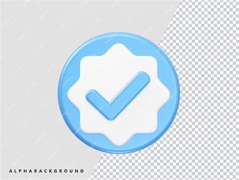 Premium Psd Check Mark Icon 3d Rendering Psd Element