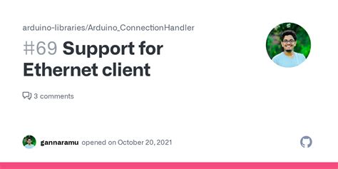 support for ethernet client · issue 69 · arduino libraries arduino