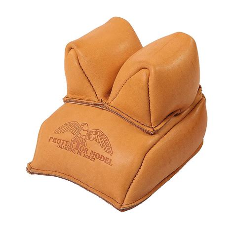 Protektor Model 13 Rabbit Ear Rear Shooting Rest Bag Leather Tan Unfi