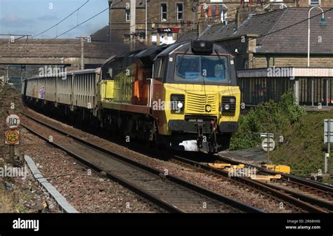 Colas Rail Freight Class 70 Diesel Electric Loco 70806 Hauling
