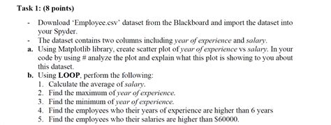 Solved Task 1 8 Points Download ‘employeecsv Dataset