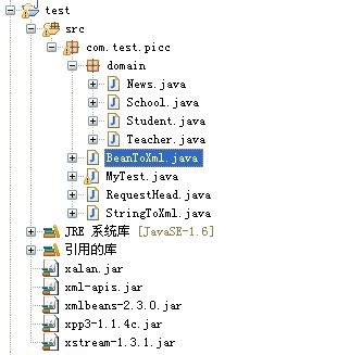 xStream 的简单使用 xml to bean CSDN博客