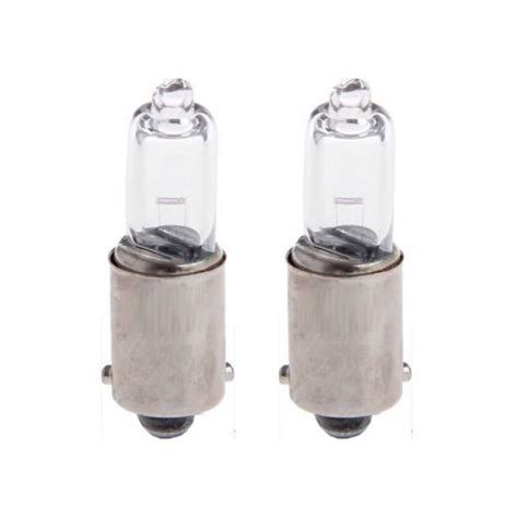 Halogen BAX9S 12V 6W Parker Bulb Globe X2