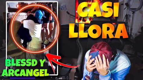 WESTCOL REACCIONA A BLESSD ABRAZANDO A ARCANGEL YouTube