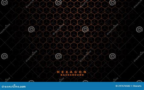 3d Style Glowing Hexagonal Pattern Background For Modern Backdrop