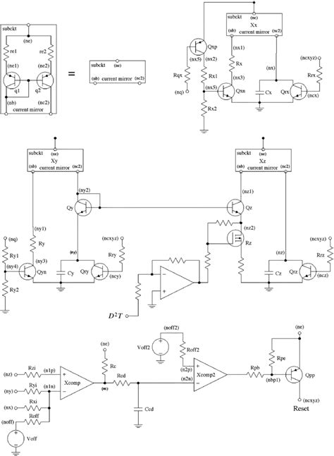 Detailed Circuit Schematic Of The D T Control Using Discrete Download Scientific Diagram